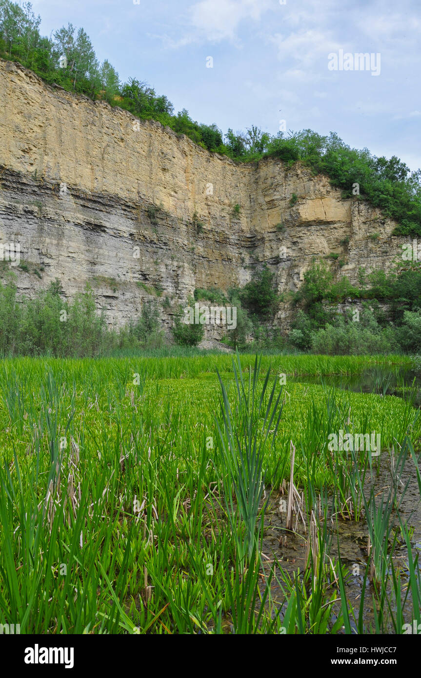 Stone quarry, Protected Landscape, Neckarrems, Rems-Murr region, Rems ...
