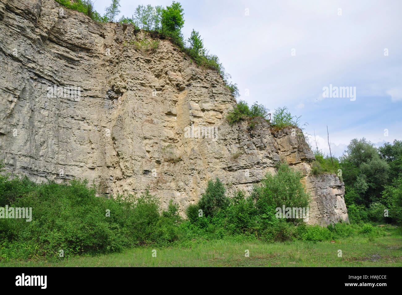 Stone quarry, Protected Landscape, Neckarrems, Rems-Murr region, Rems ...