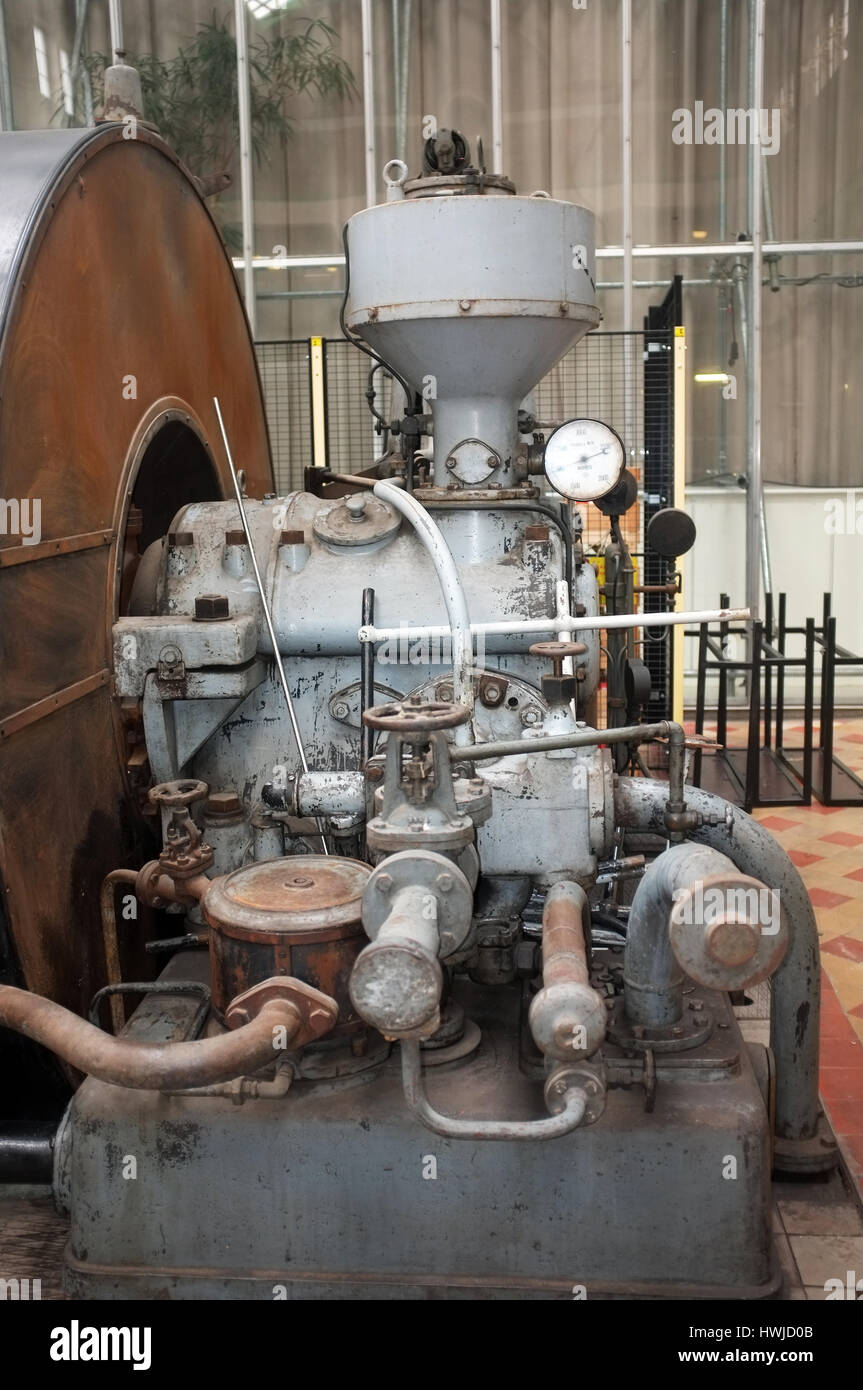 Old power plant interior Stock Photo - Alamy