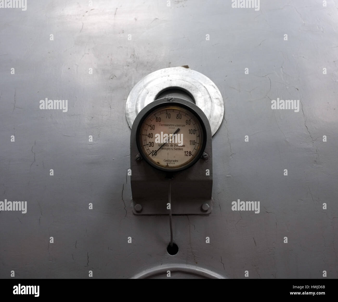 Old rusty thermometer Stock Photo - Alamy