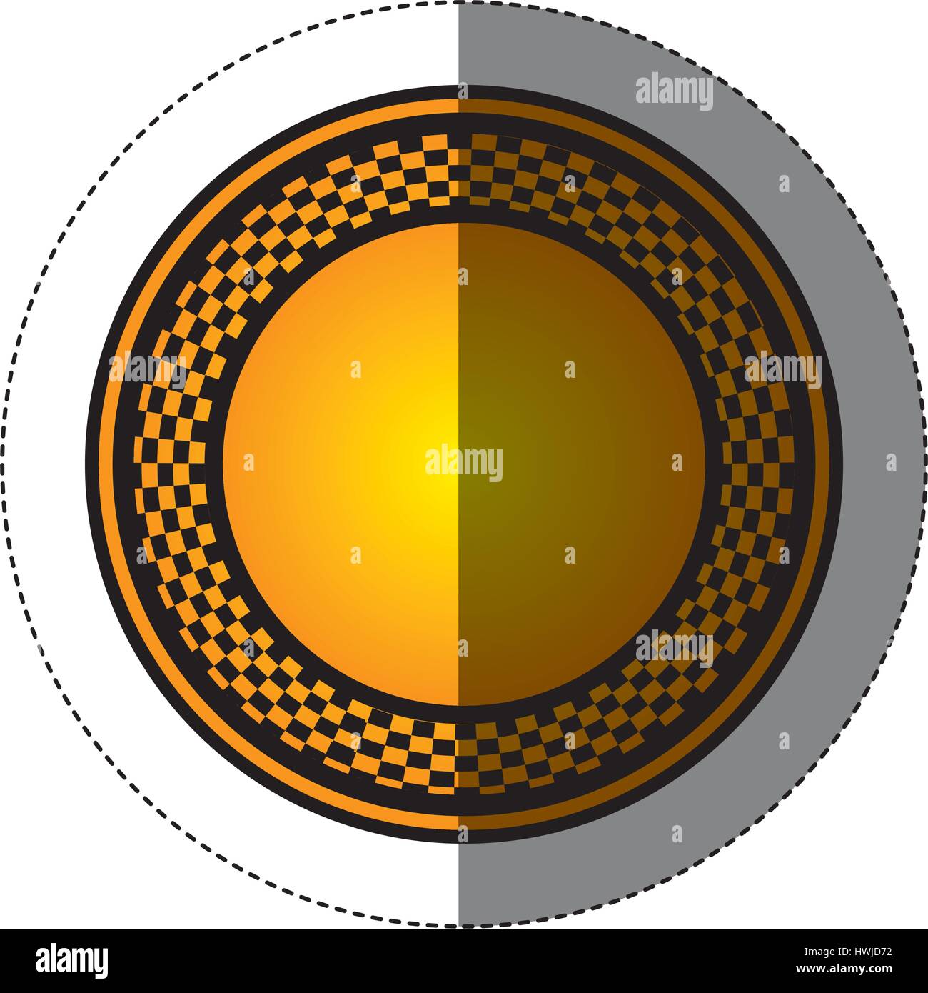 round symbol emblem icon Stock Vector Image & Art - Alamy