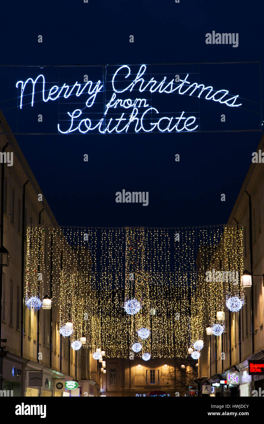Christmas lights in bath hi-res stock photography and images - Alamy