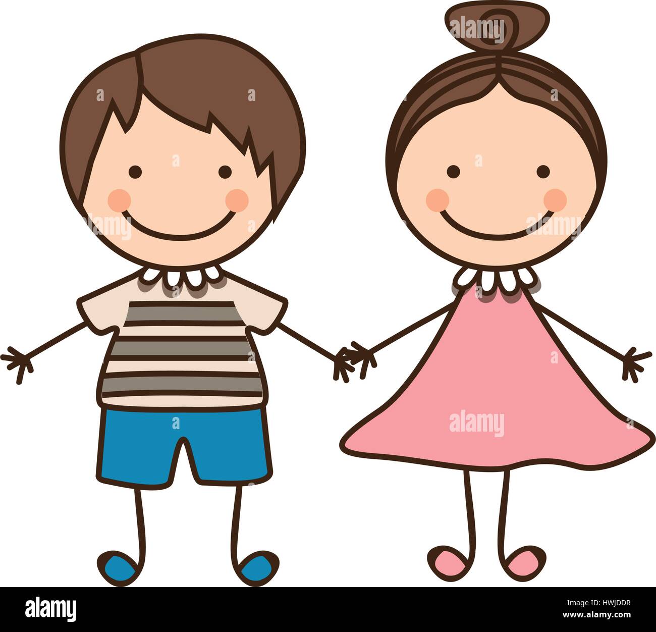 Girl cartoons hi-res stock photography and images - Alamy