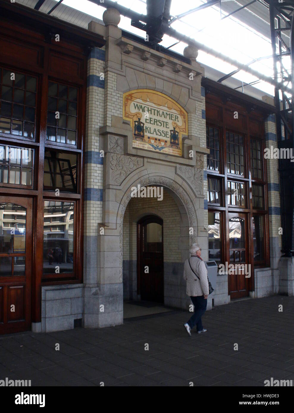 Haarlem railway station, Haarlem, Netherlands. One of the oldest Dutch ...