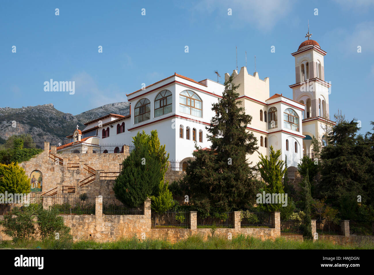 Monastery in spili crete hi-res stock photography and images - Alamy