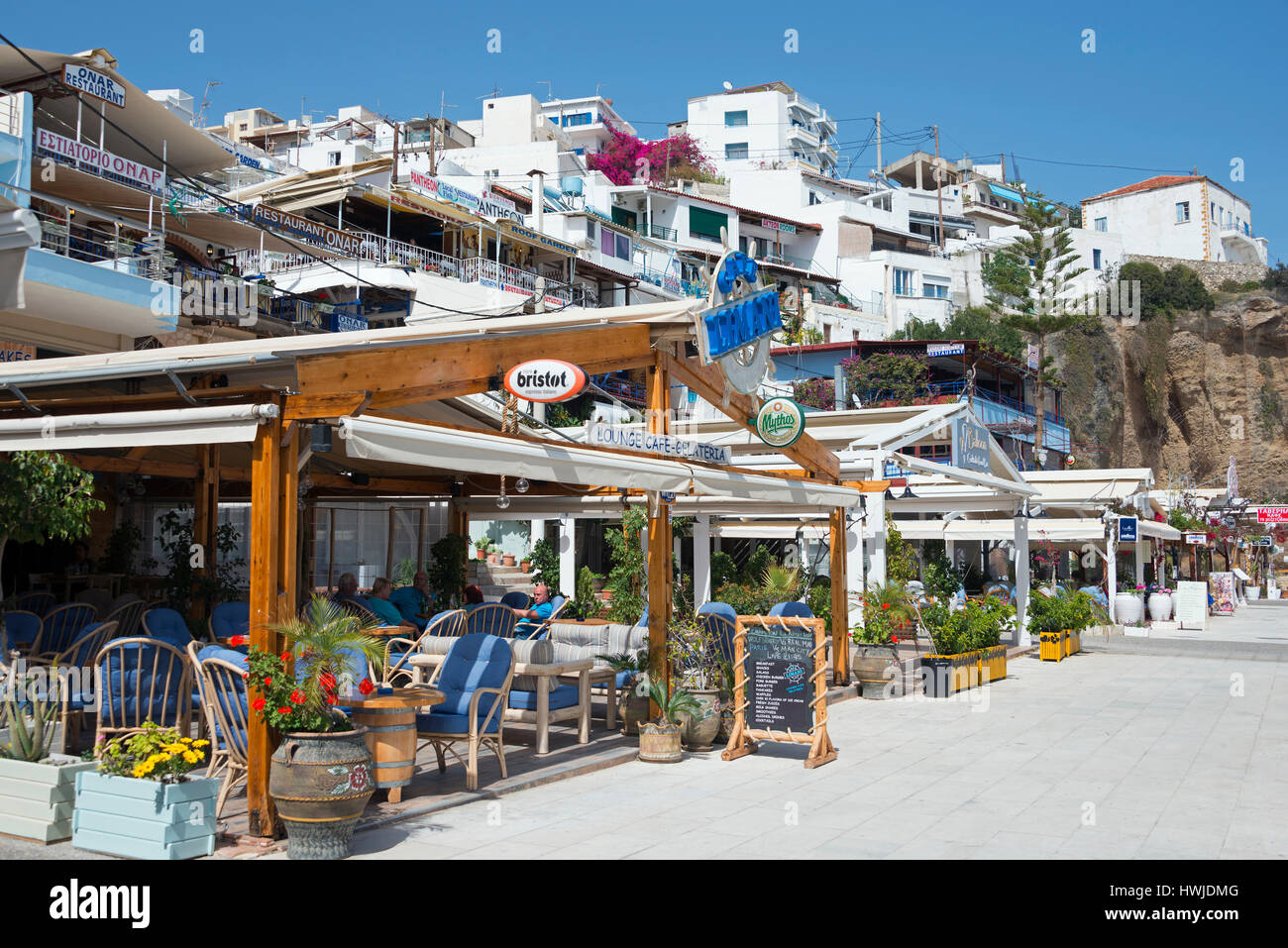 Agia Galini, Crete, Greece Stock Photo - Alamy