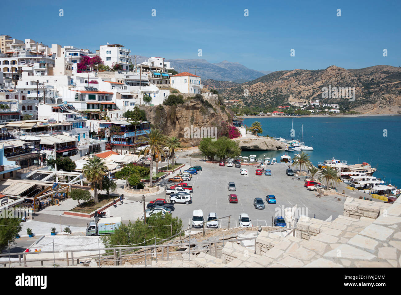 Agia Galini, Crete, Greece Stock Photo - Alamy