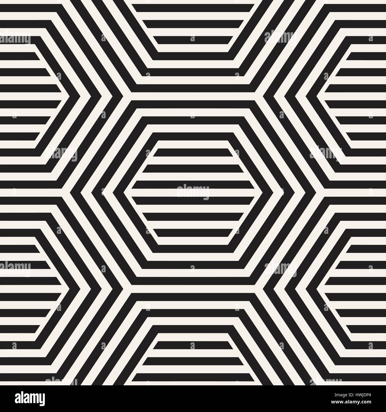 Vector Seamless Pattern. Repeating Lattice Abstract Background. Linear Grid From Striped ...