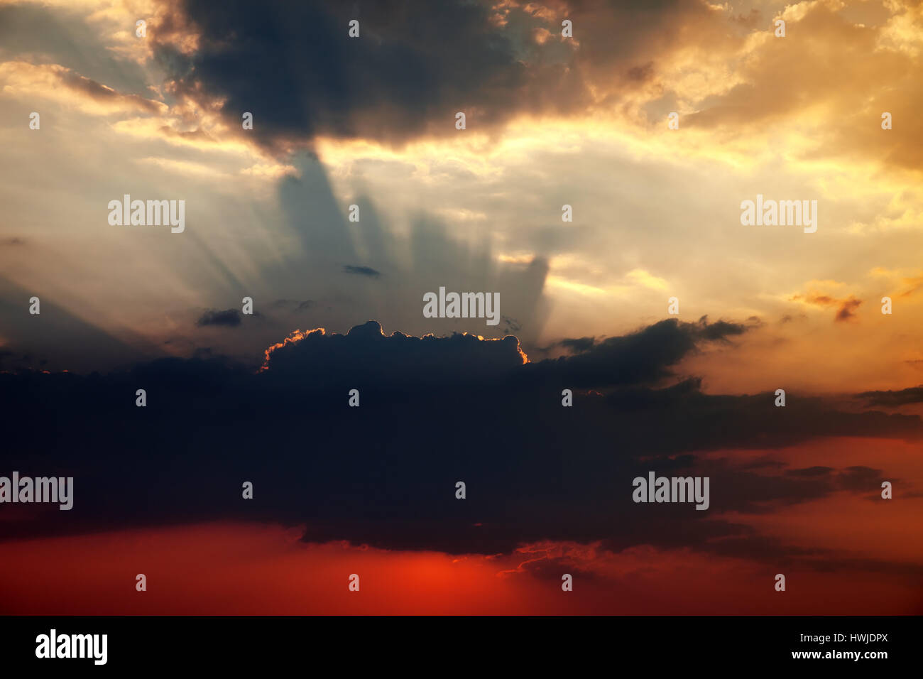 Multicolor sunset hi-res stock photography and images - Alamy