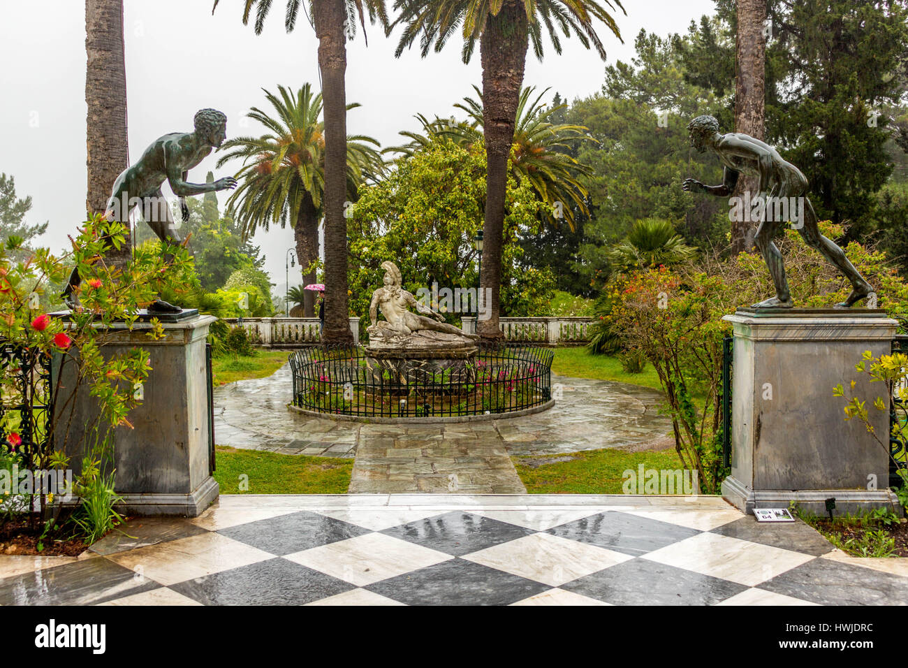 Korfu achillion hi-res stock photography and images - Alamy