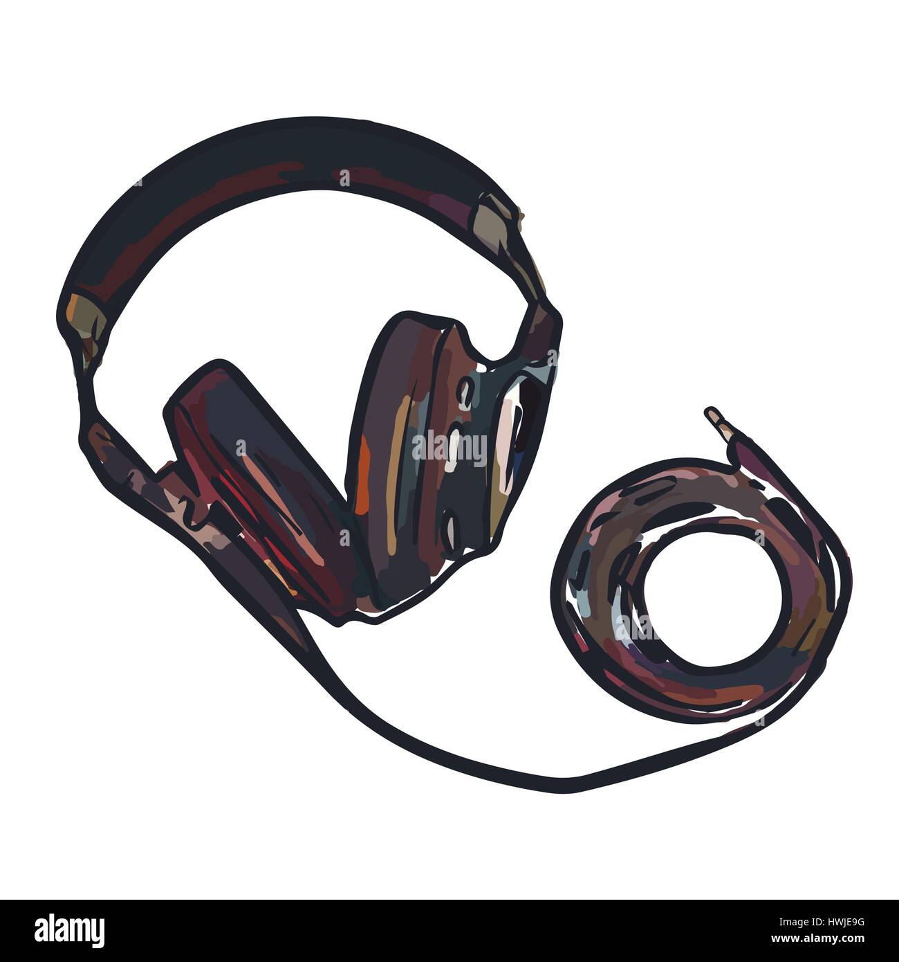 White background monitor Stock Vector Images - Alamy