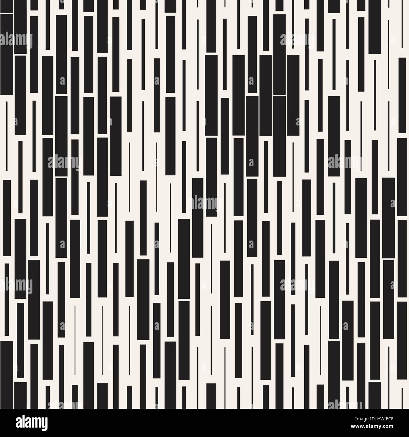 Vector Seamless Black And White Irregular Dash Rectangles Grid Pattern ...