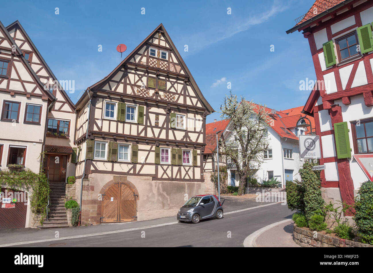 half-timbering house, weinstadt-beutelsbach, weinstadt, beutelsbach ...
