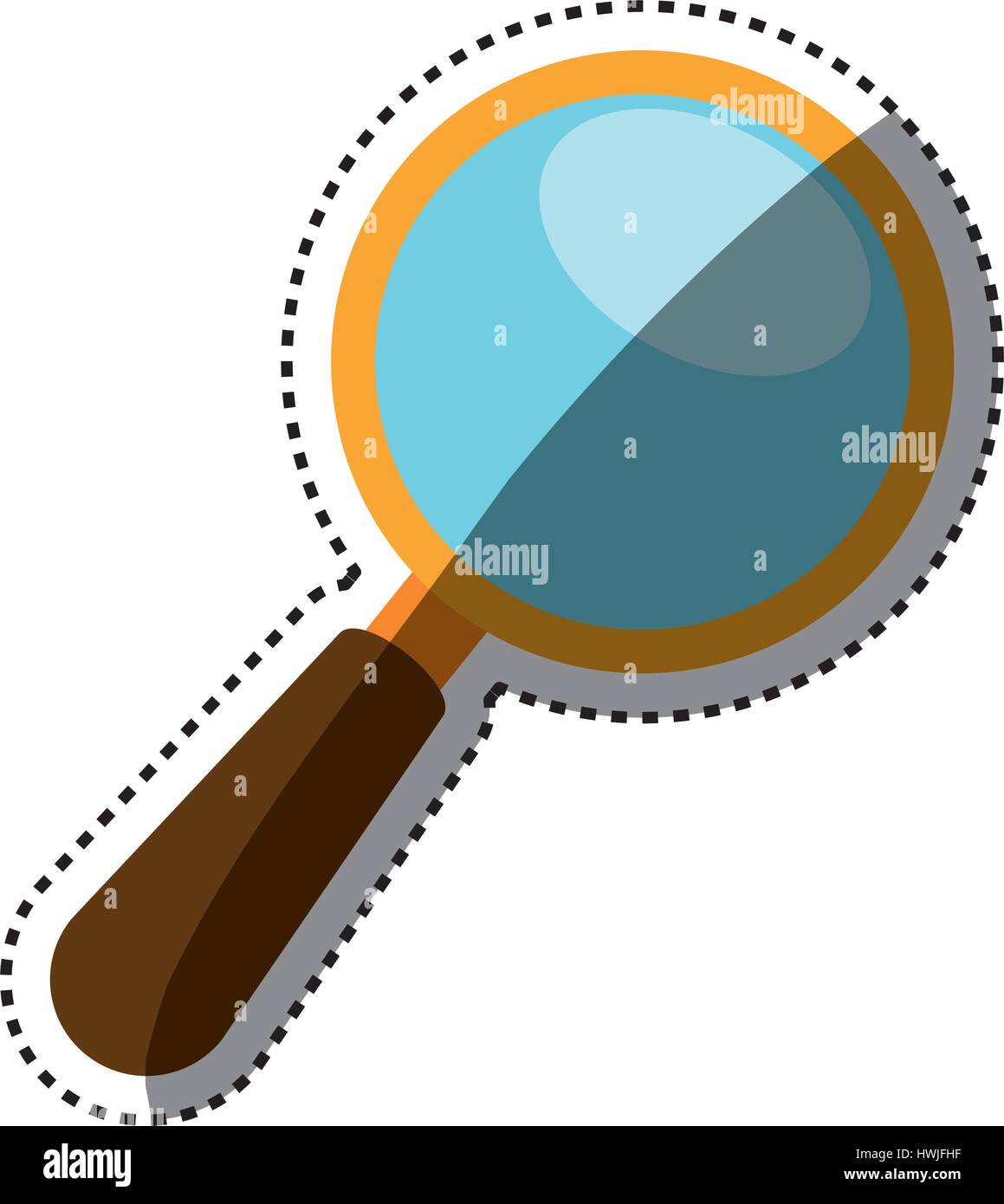 Lupe magnifying glass Stock Vector Image & Art - Alamy