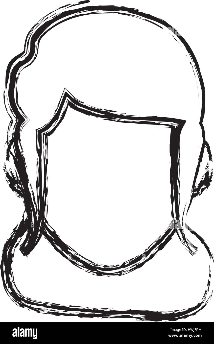 Woman faceless head Stock Vector Image & Art - Alamy