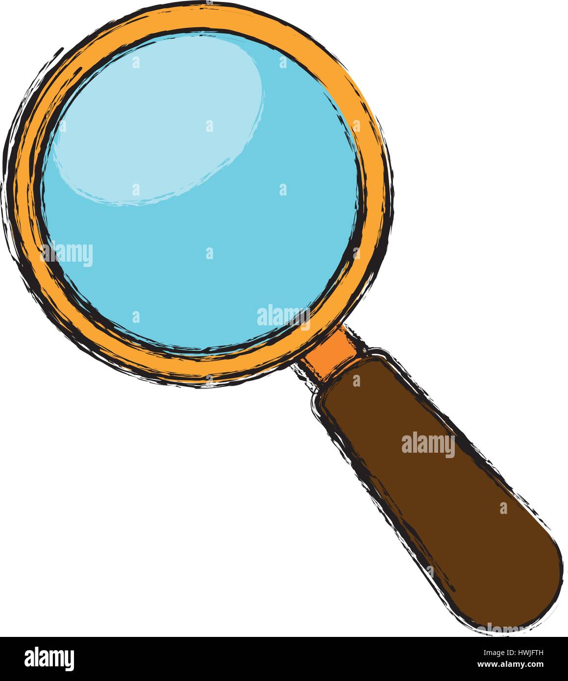 Lupe magnifying glass Stock Vector Image & Art - Alamy