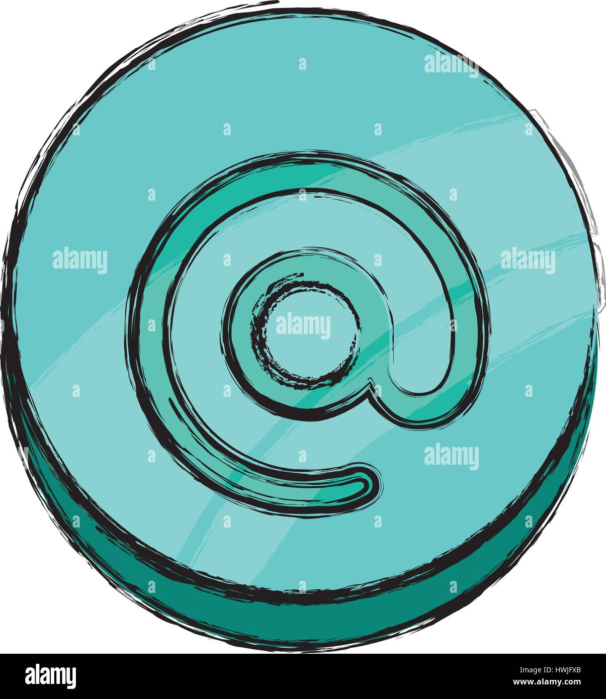 At email symbol Stock Vector Image & Art - Alamy