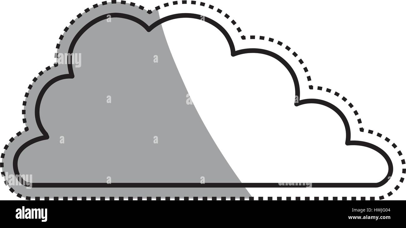 Cloud weather symbol Stock Vector Image & Art - Alamy