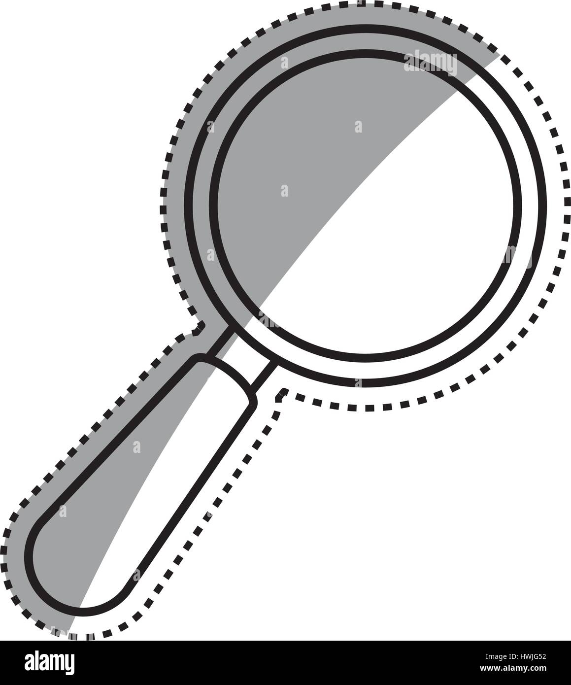 Lupe magnifying glass Stock Vector Image & Art - Alamy
