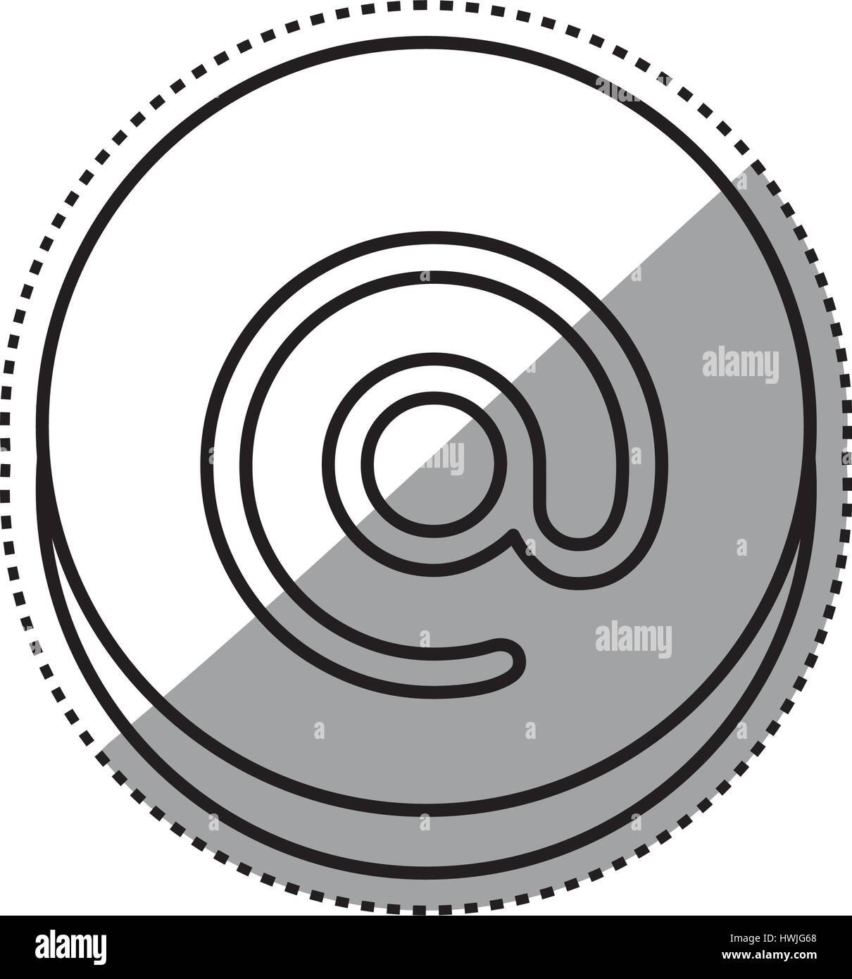 At email symbol Stock Vector Image & Art - Alamy