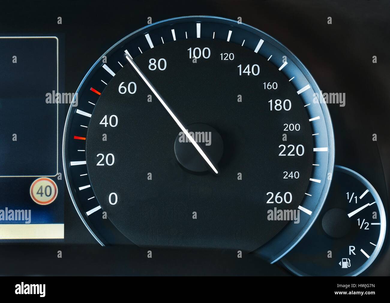 Speedometer of a car Stock Photo - Alamy