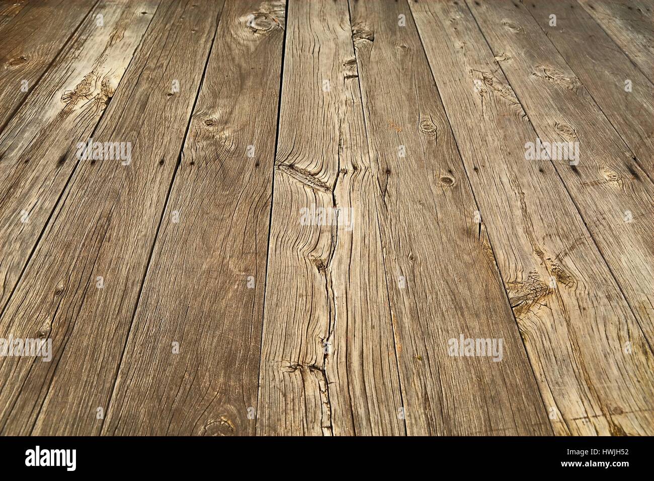 Wood deck pattern Stock Photo - Alamy