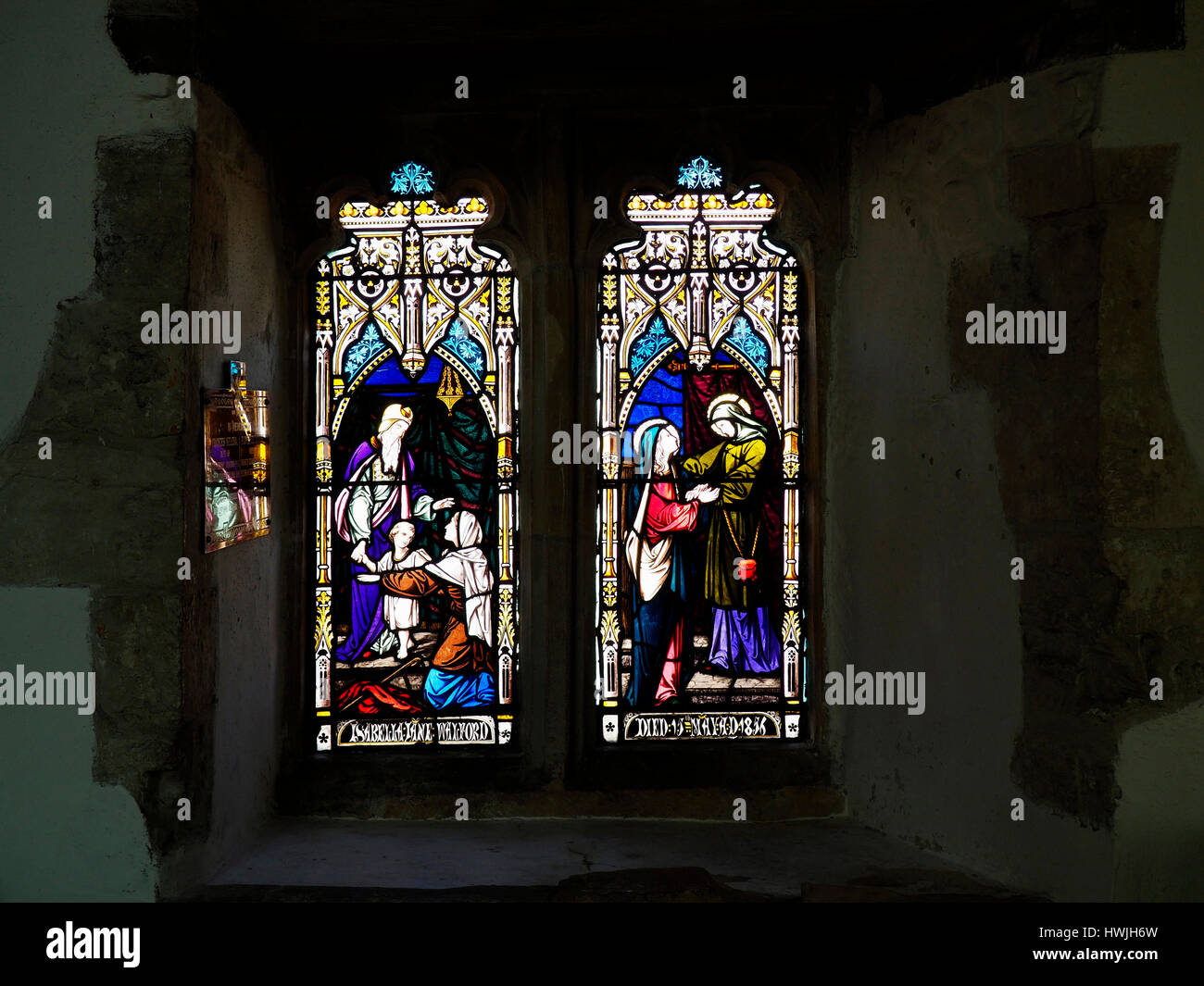 Stained glass memorial windows of 1856 in St Swithun-upon-Kingsgate ...
