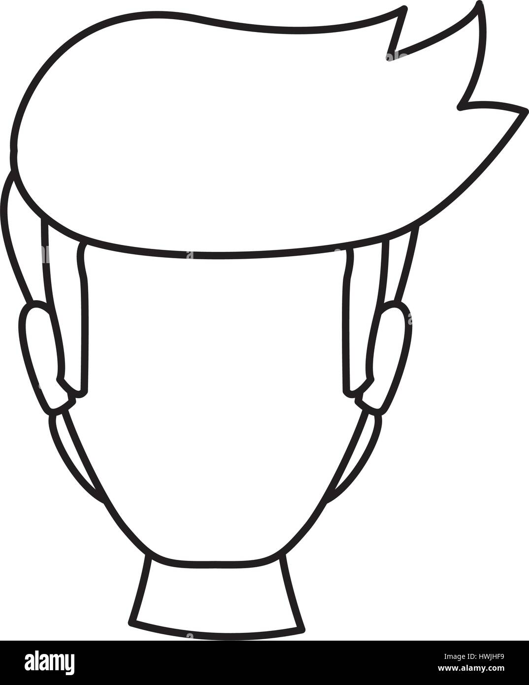 Man faceless head Stock Vector Image & Art - Alamy