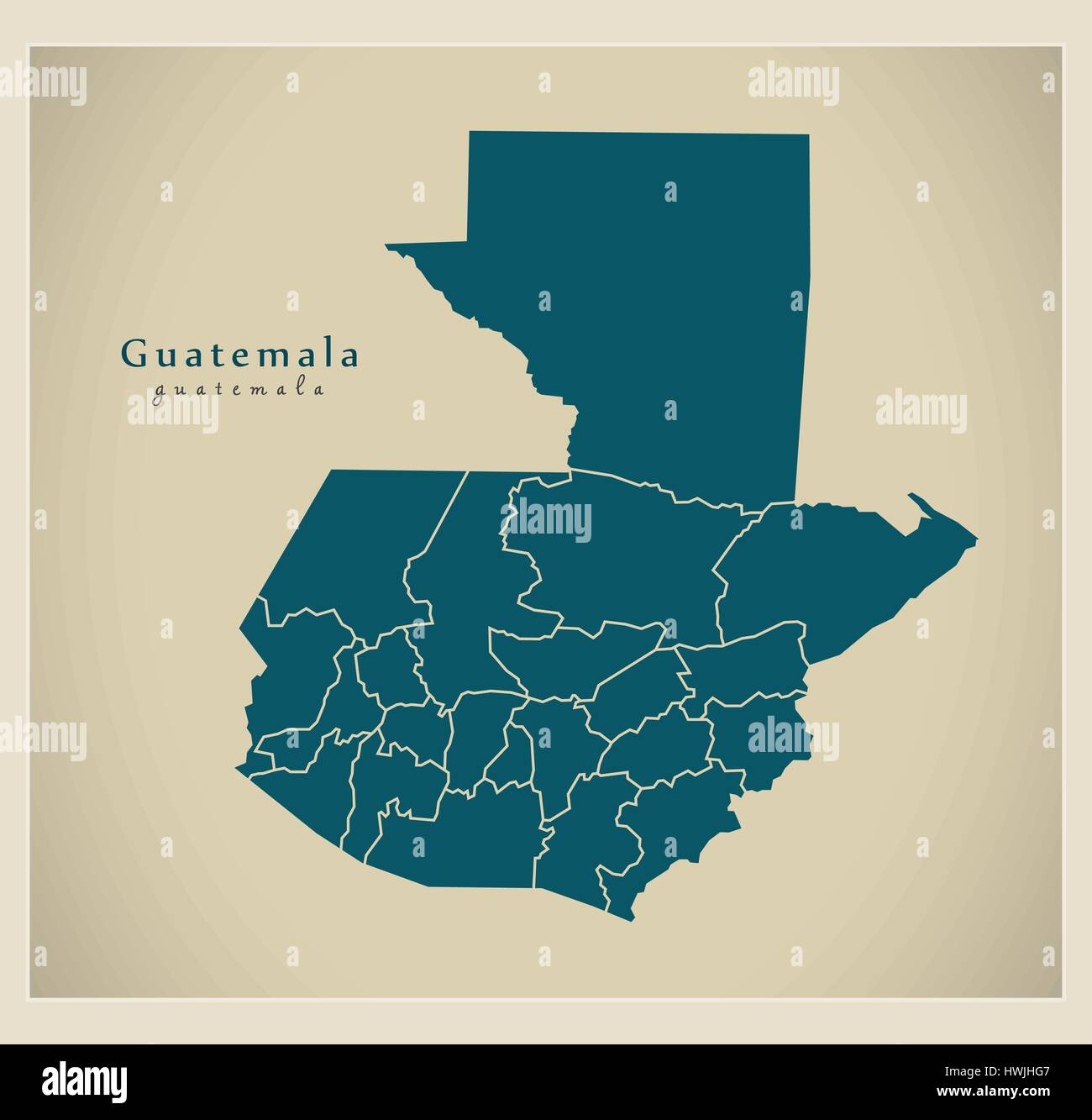 Guatemala City Guatemala Maps Cartography High Resolution Stock ...