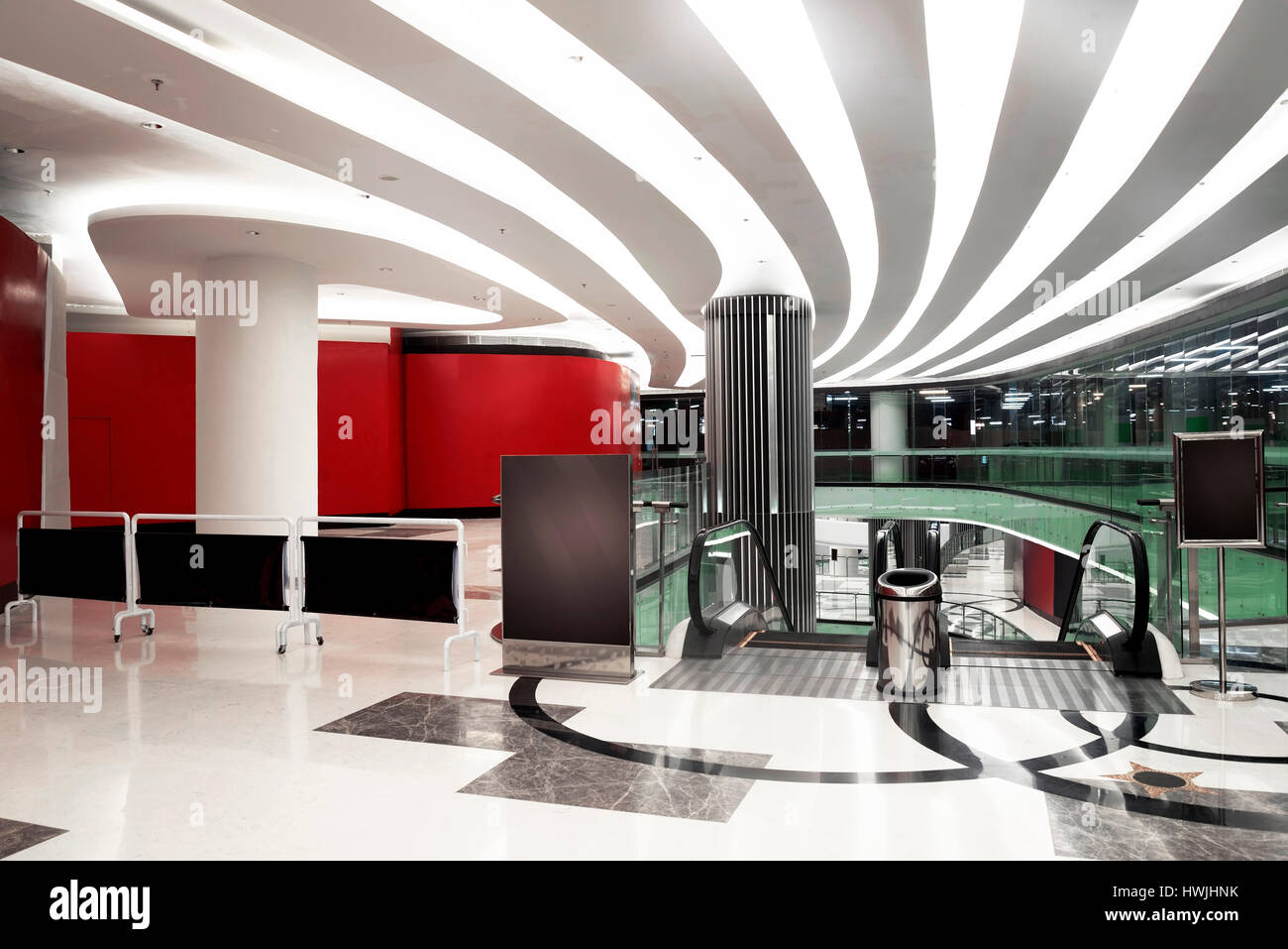 Shopping mall interior night hi-res stock photography and images - Alamy