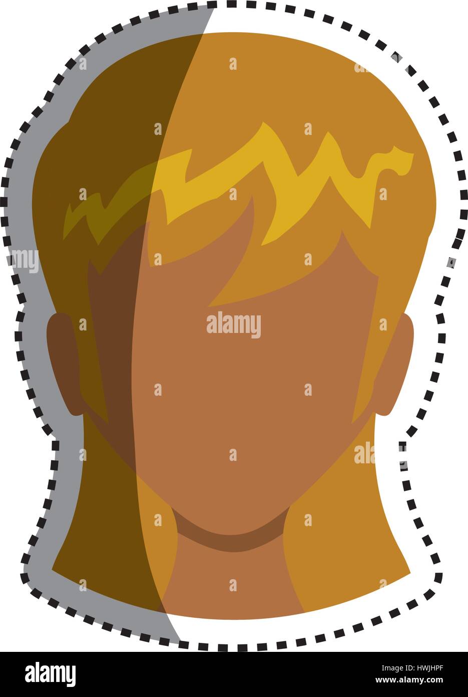 Woman faceless head Stock Vector Image & Art - Alamy