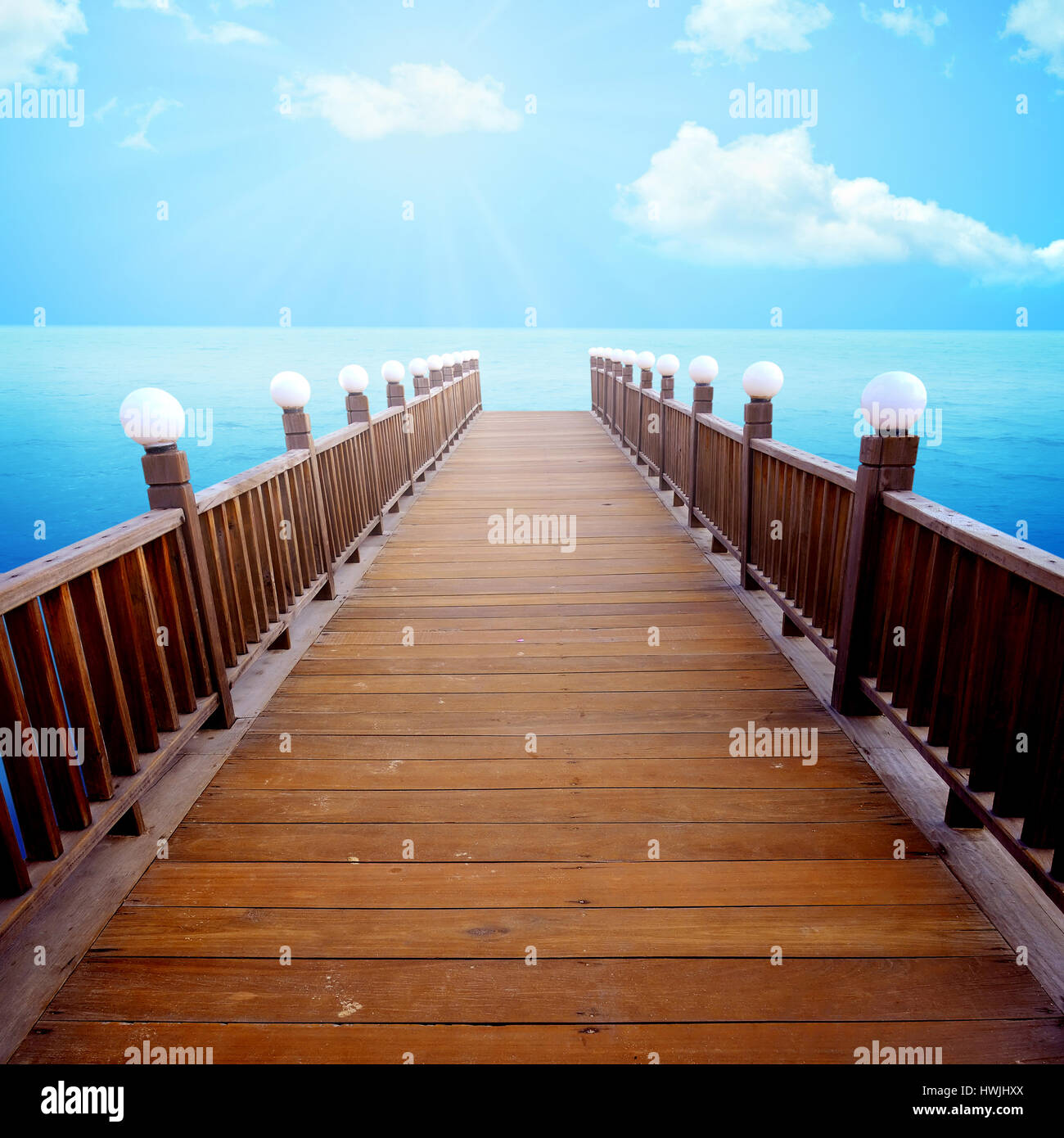 Wooden pier background. Summer conceptual photo Stock Photo - Alamy