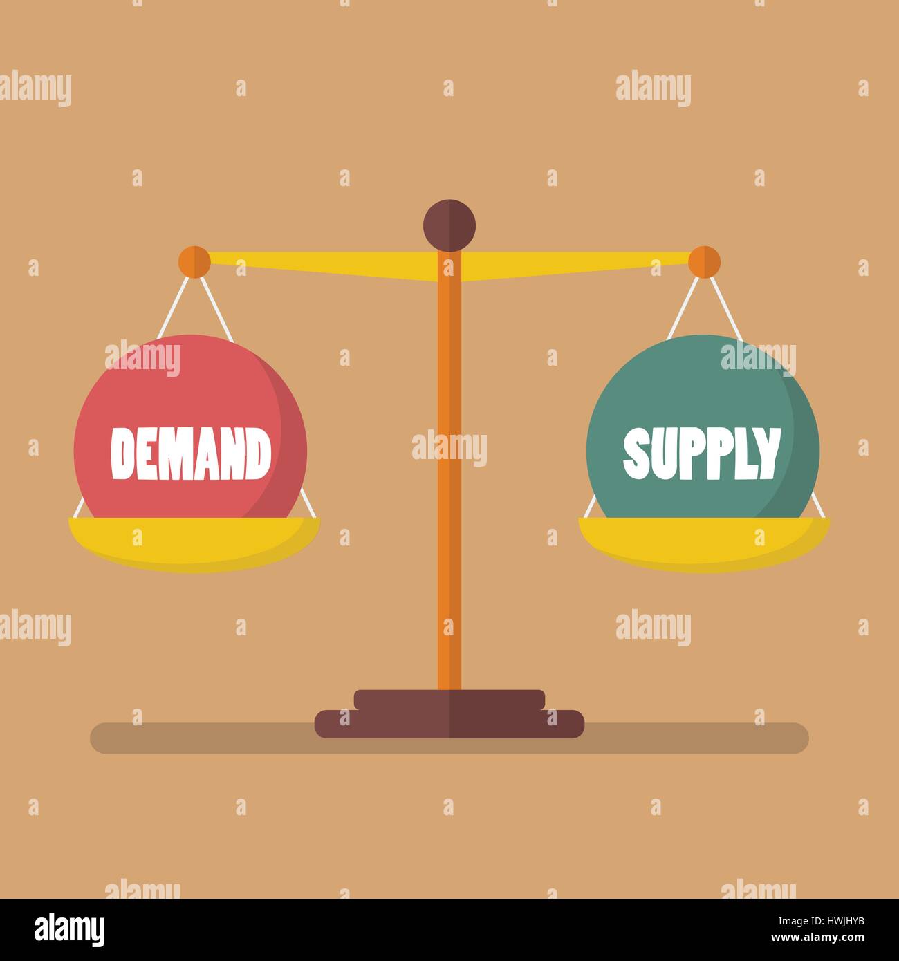 Supply and demand balance hi-res stock photography and images - Alamy