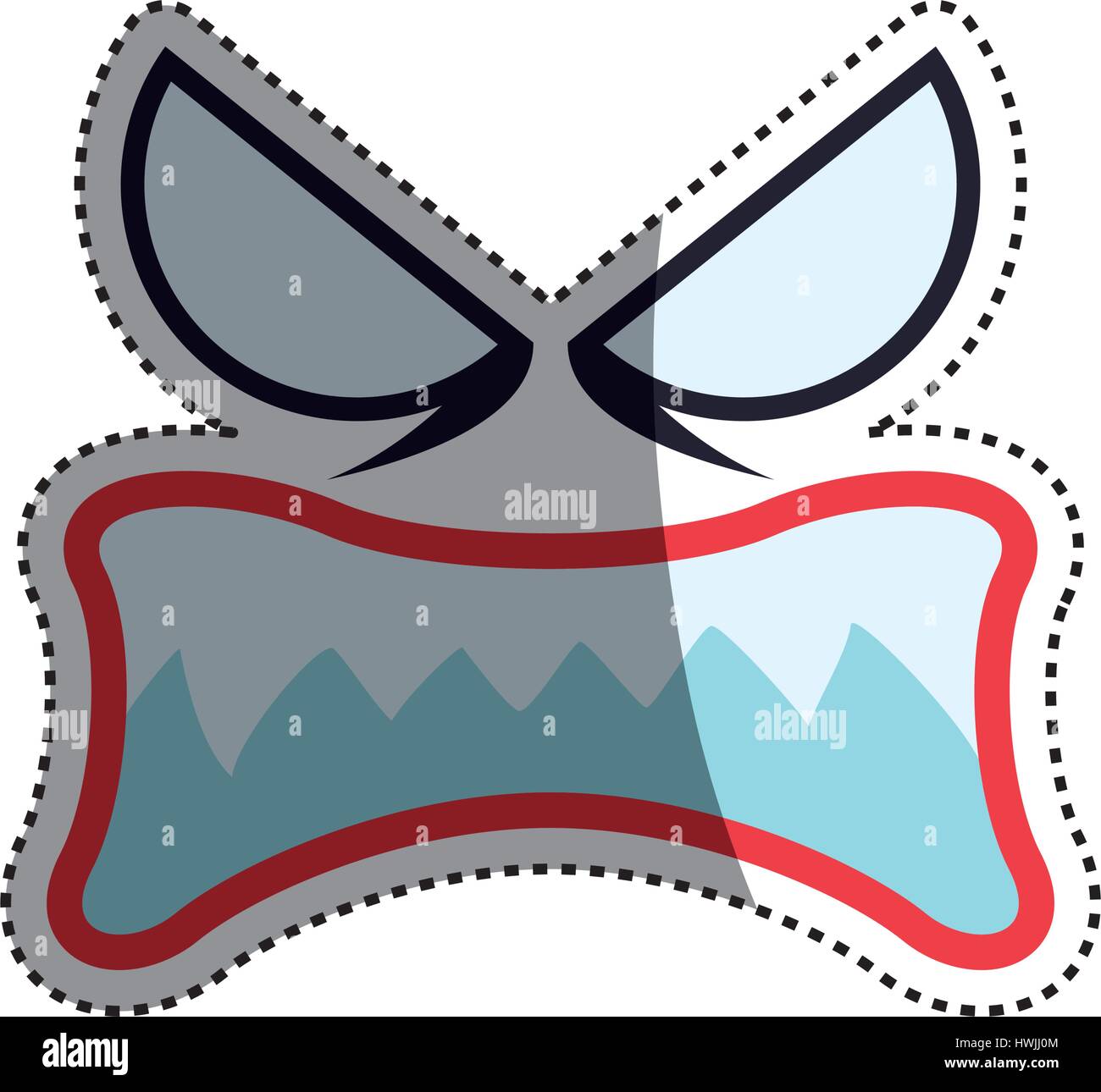 Irritated eyes Stock Vector Images - Alamy