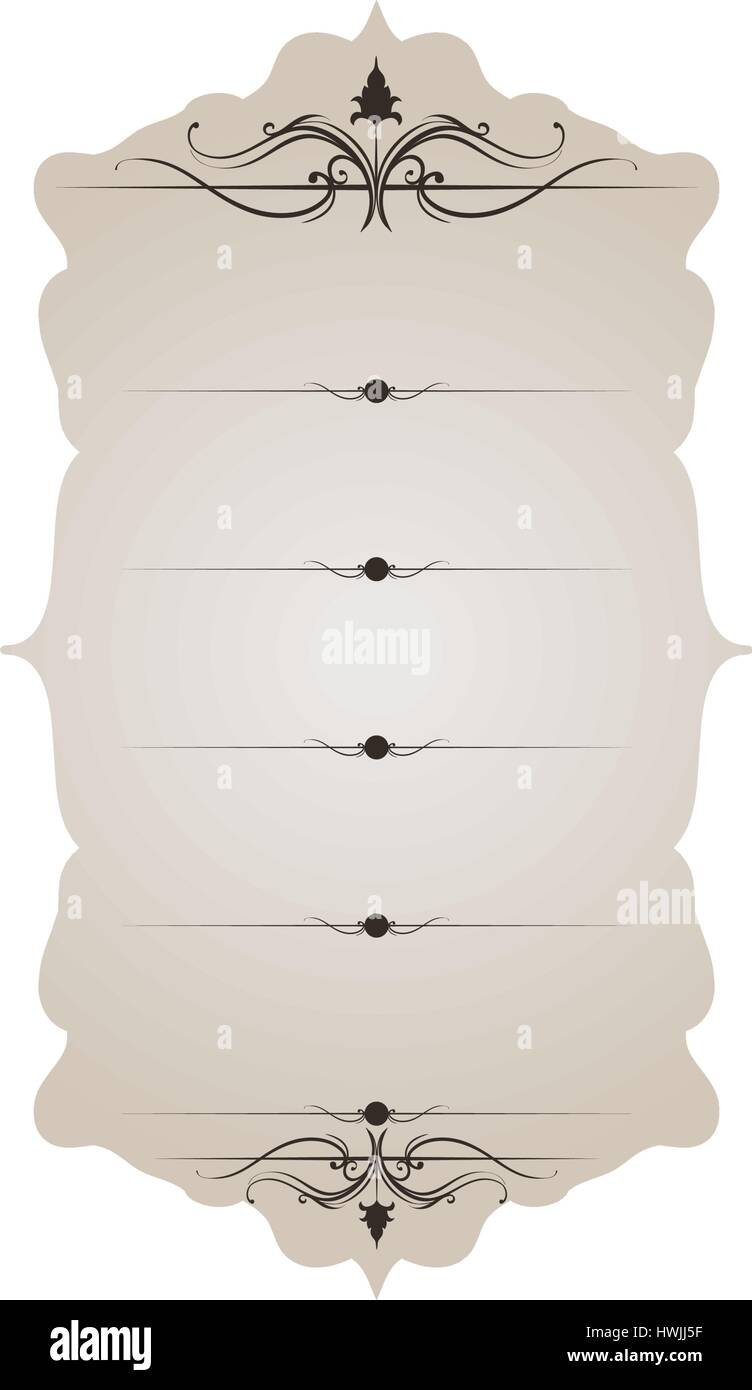 Vintage decorative banner Stock Vector Image & Art - Alamy