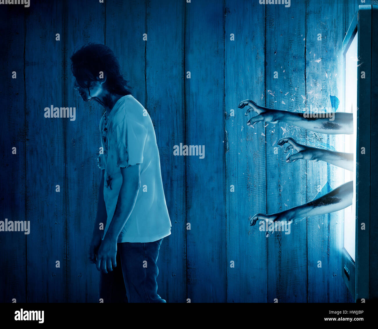 Zombie hand hi-res stock photography and images - Alamy