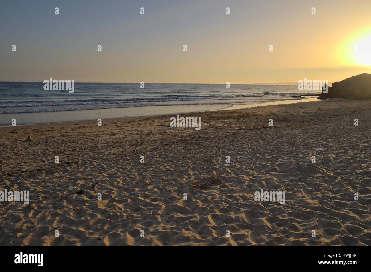 Chiringuitos Beach scenery during afternoon. Near Gale beach, Albufeira ...