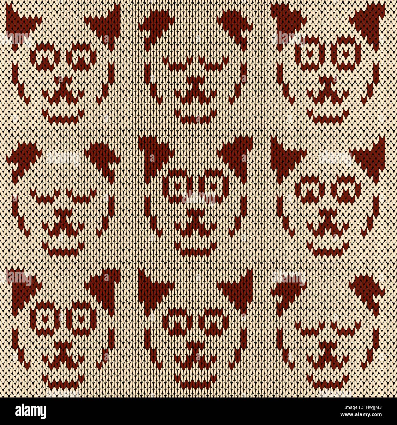 Set of nine amusing cat faces with various character, knitting vector ...