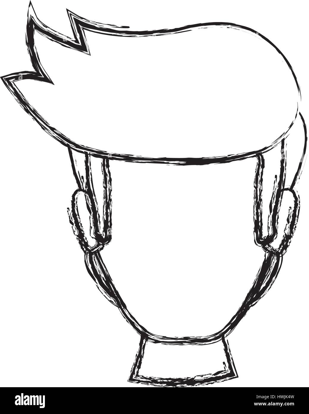 Man faceless head Stock Vector Image & Art - Alamy