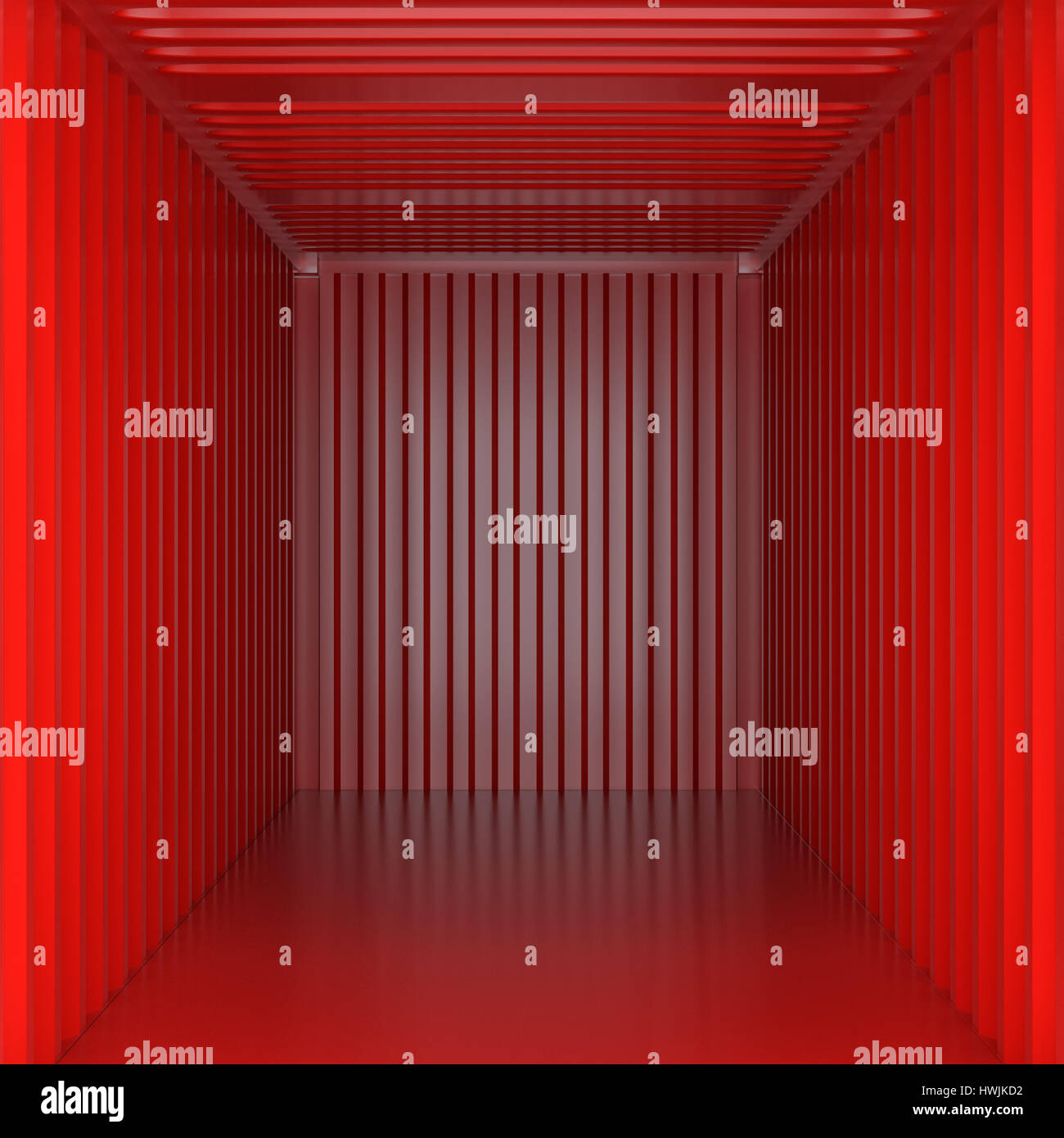Empty cargo view from inside Stock Photo - Alamy