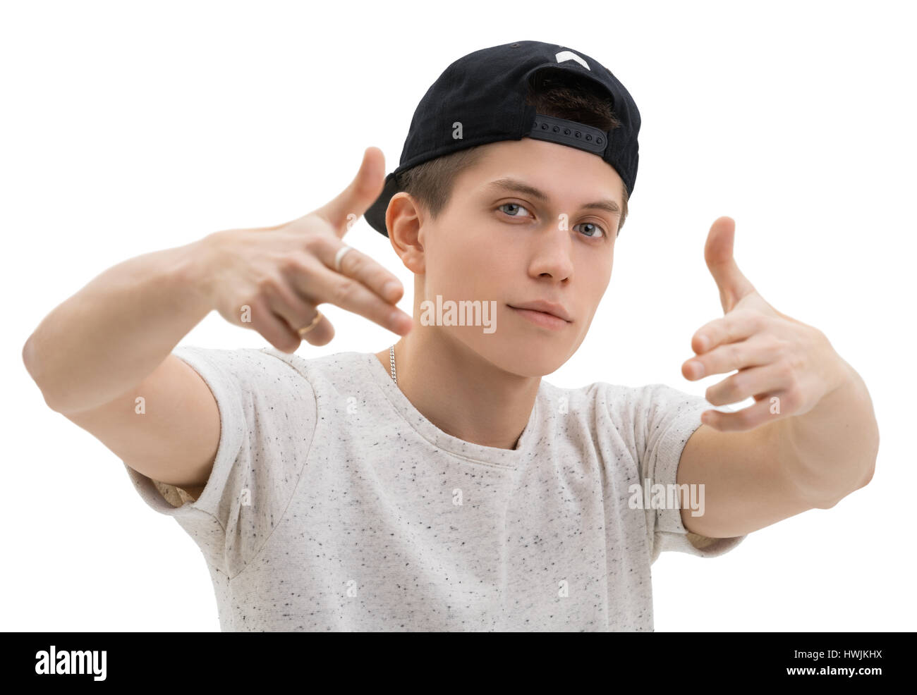 Handsome young dancer studio hi-res stock photography and images - Alamy