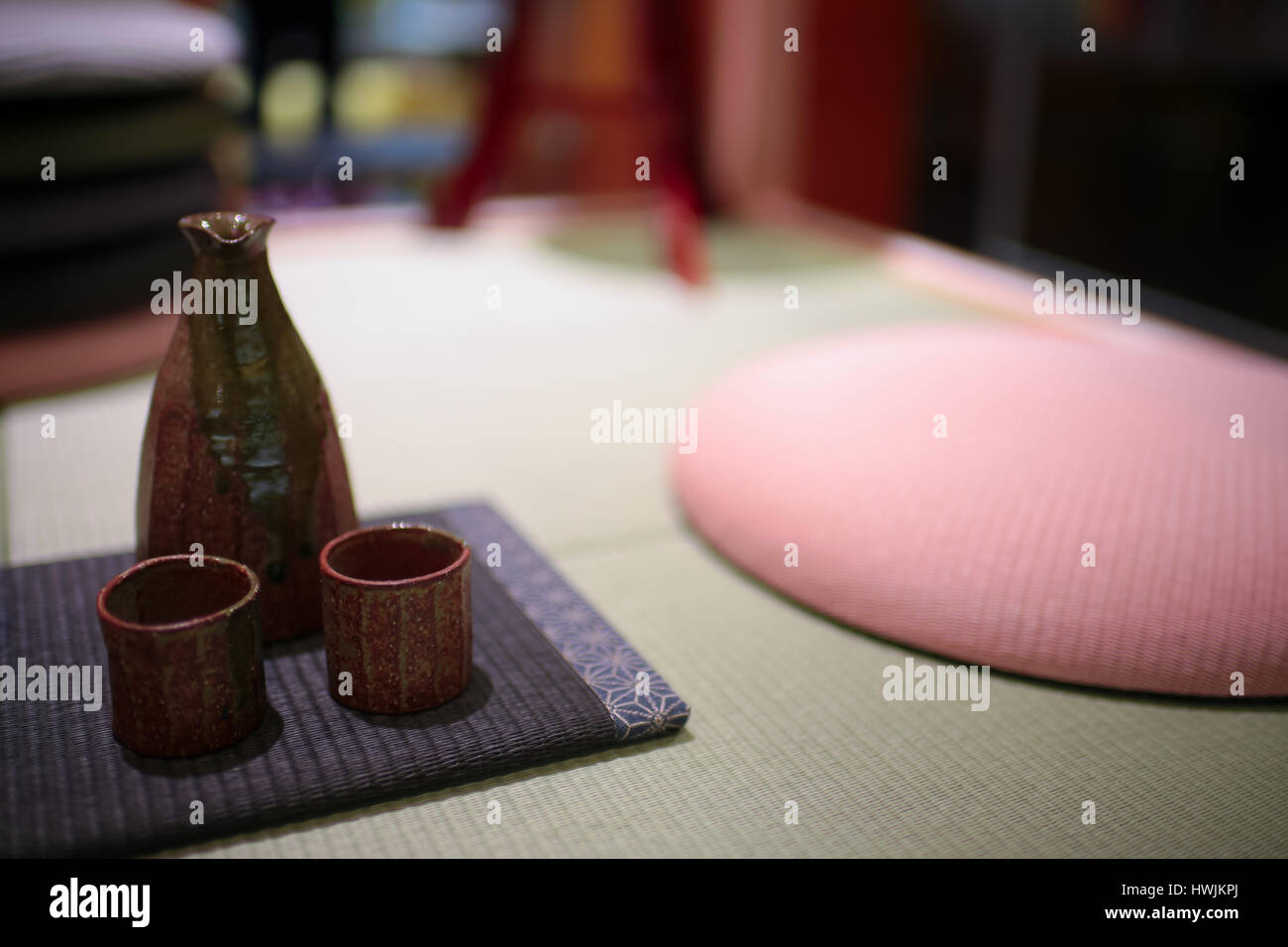 the art of Japanese Sake Stock Photo - Alamy