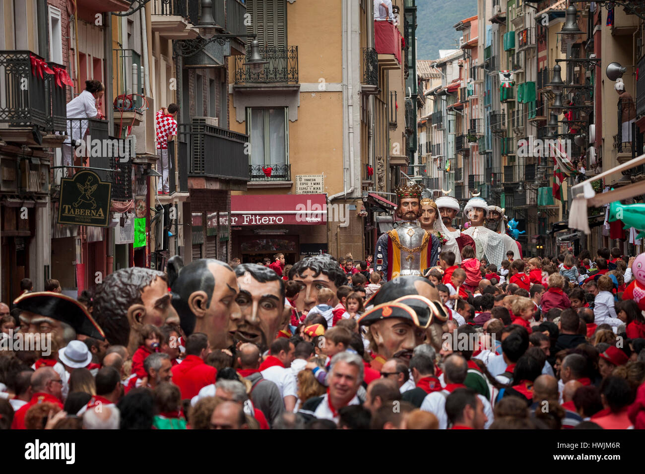 San Fermin Festival Pamplona Spain High Resolution Stock Photography ...