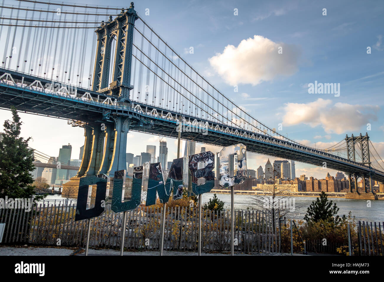 Dumbo brooklyn sign new york hi-res stock photography and images - Alamy