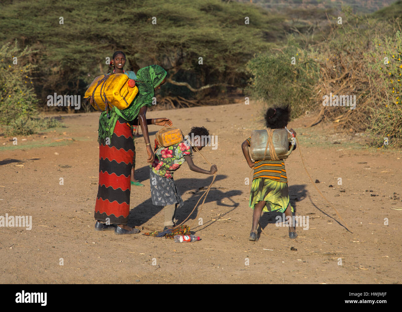 Indigenous children water hi-res stock photography and images - Alamy