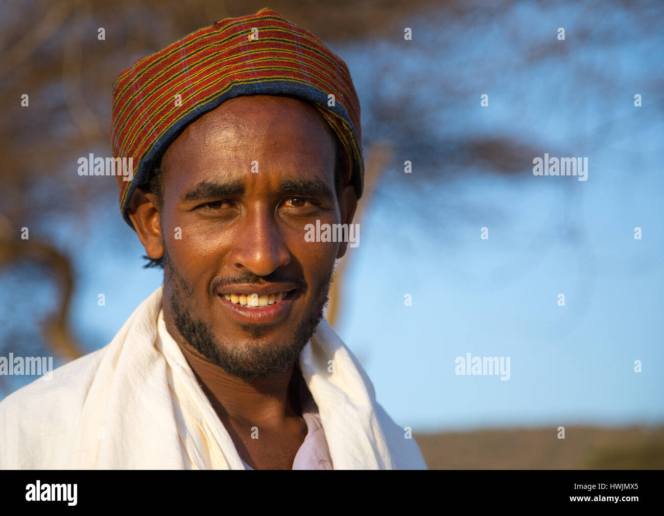 Borana tribe man during the Gada system ceremony, Oromia, Yabelo ...