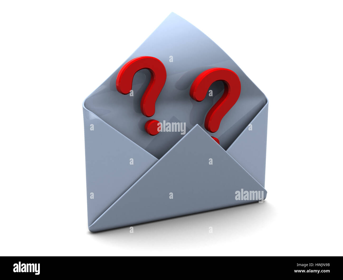 Question mark envelope hi-res stock photography and images - Alamy