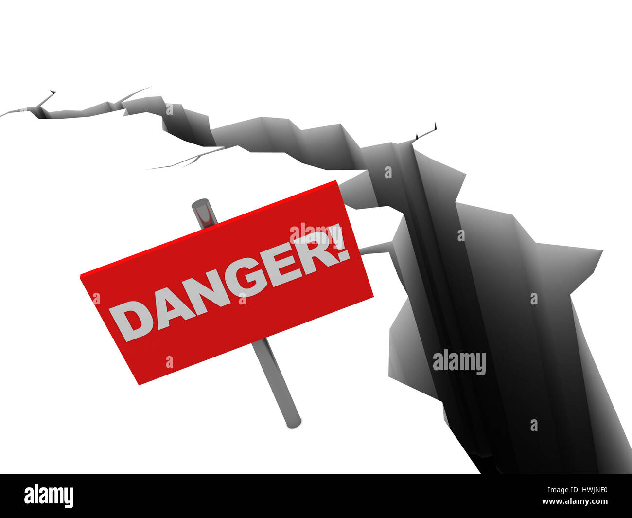 Red danger sign hi-res stock photography and images - Alamy