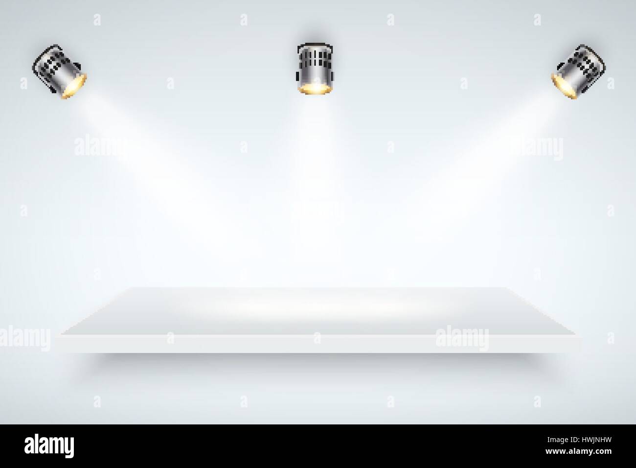 White Presentation platform Stock Vector Image & Art - Alamy