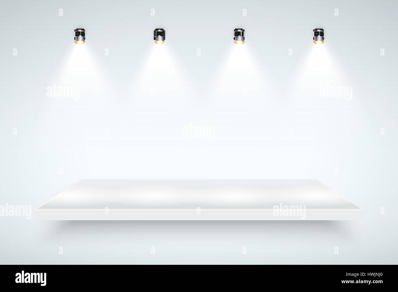 3d white vector podium Stock Vector Images - Alamy
